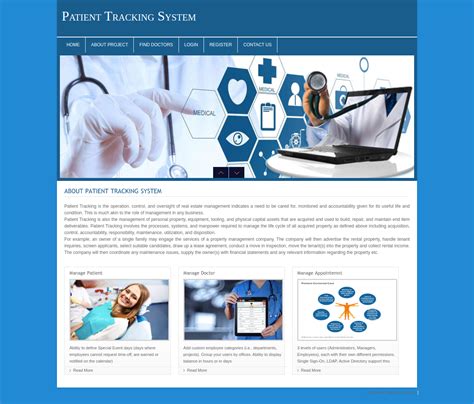 Patient Tracking System A Php And Mysql Project