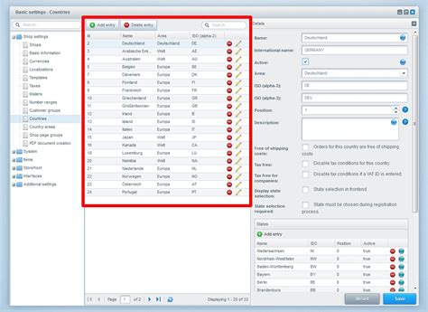 Shop Settings General