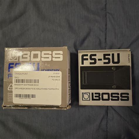 Boss Fs 5u Non Latching Footswitch 2007 Present Gray Reverb