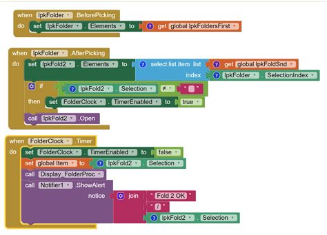 Two Level List Picker Intermittent MIT App Inventor Help MIT App Inventor Community