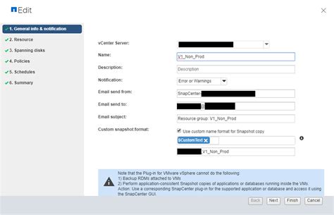 Solved Email Alerts On Snapcenter Plug In For Vmware Netapp Community