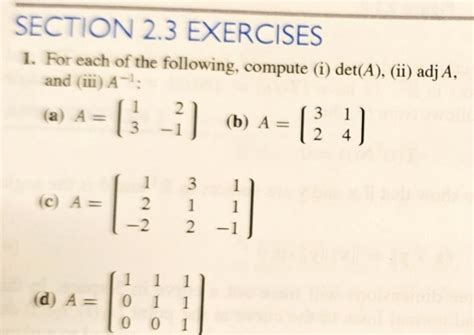 solved section 2 3 ﻿exercisesfor each of the following