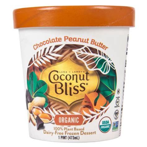 Cosmic Bliss Coconut Ice Cream Chocolate Peanut Butter Gf Frozen