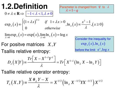 Ppt A Variational Expression For A Generlized Relative Entropy
