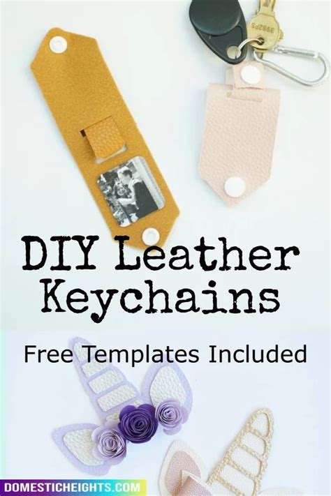 Cricut Leather Keychain Leather Keychain Personalized Leather