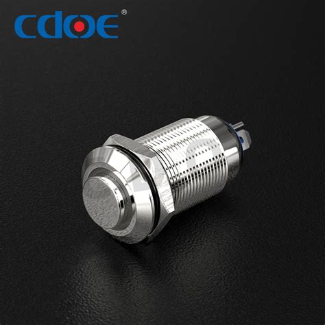 China Manufacturer Mini Push Button 12mm Momentary Latching Cdoe Pushbutton
