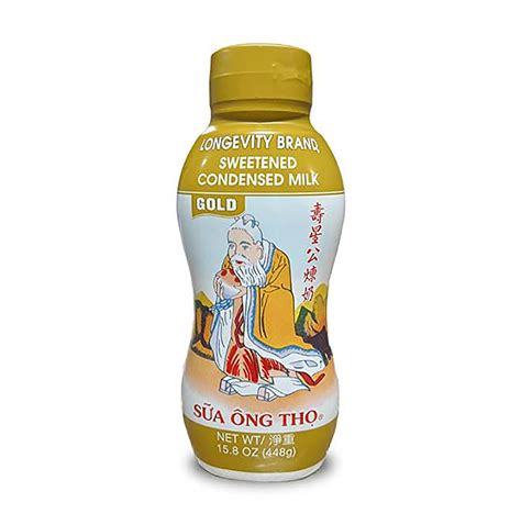 Longevity Brand Sweetened Condensed Milk Gold 448g 15 8oz Tak Shing