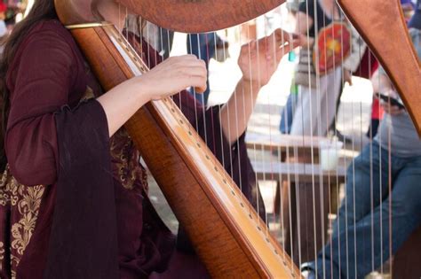 Premium Photo Midsection Of Woman Playing String Instrument