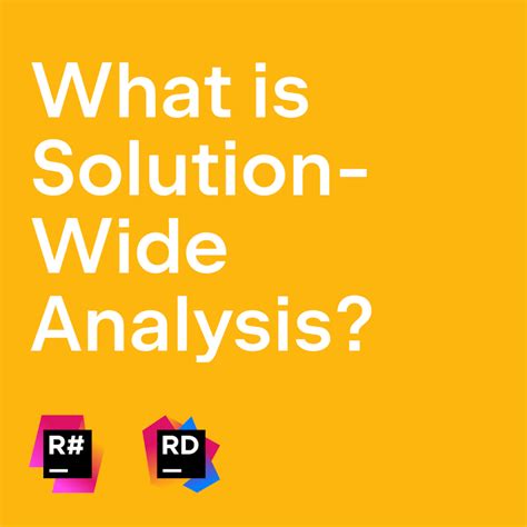 solution wide analysis jetbrains guide
