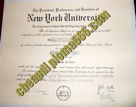 New York University Fake Diploma Fake NYU Degree Certificate Cheapdiploma666 Com