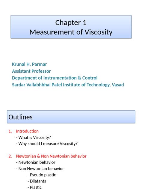 Viscosity Sensors Pdf Viscosity Shear Stress