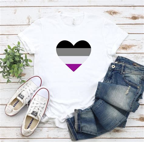 Asexual Pride Shirt Asexual Flag Tee Pride Flag Asexual Pride T Shirt