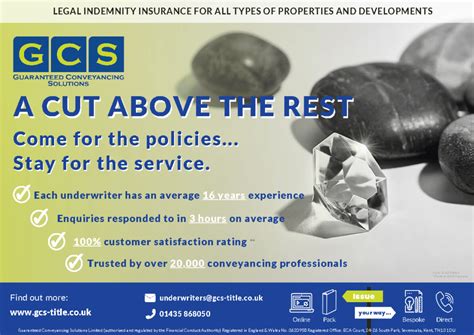 Gcs Advert A Cut Above The Rest Gcs Title Insurance