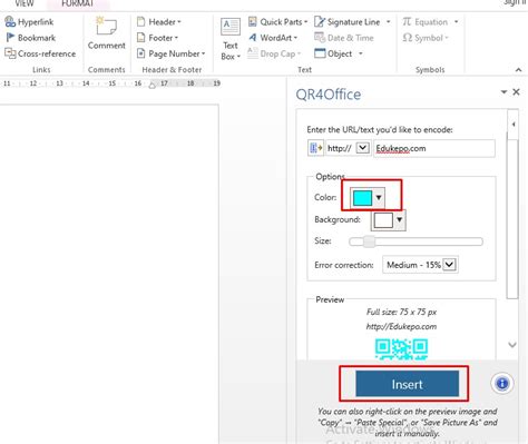 Cara Membuat Code QR Di Word Edukepo Com