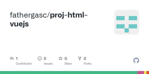 GitHub Fathergasc Proj Html Vuejs