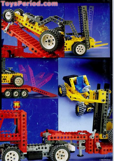 Lego 8872 Forklift Transporter Instructions And Parts List