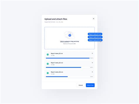 Upload File Modal By Dmitry Sergushkin On Dribbble