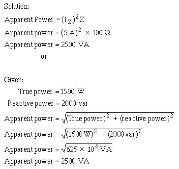Apparent Power Work And Power In Single Phase AC Circuits