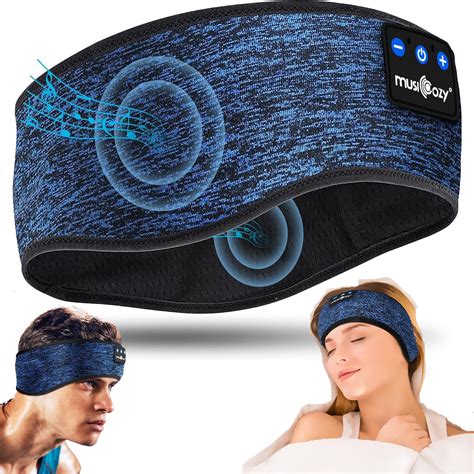 Musicozy Sleep Headphones Headband Bluetooth Soft Headphones For