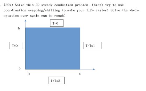50 So1ve This 2d Steady Conduction Problem