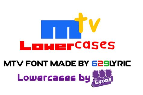 Mtv Lowercase 1 Font Free Download