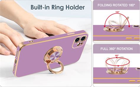 Hython For Iphone 11 Case With Ring Stand 360°rotatable