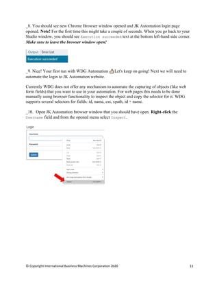 Build Your First Rpa Bot Using IBM RPA Automation PDF