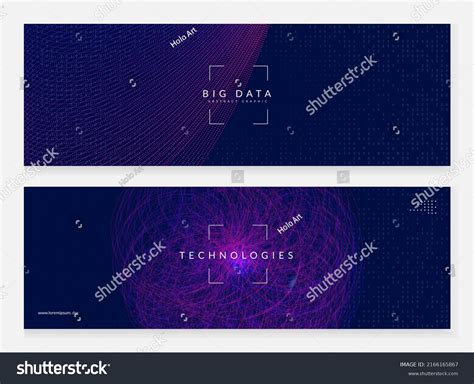 Big Data Concept Digital Technology Abstract Stock Vector Royalty Free