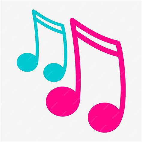 Premium Vector Music Notes Design