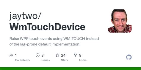 Github Jaytwo Wmtouchdevice Raise Wpf Touch Events Using Wm Touch Instead Of The Lag Prone