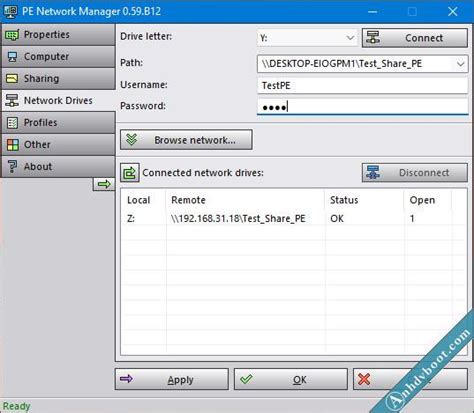 How To Access Server Data On Winpe Map Network Drive Anhdv Boot