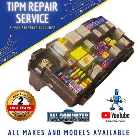 2012 Ram 1500 Tipm Fuse Relay Box Repair Service 68089323 Ebay