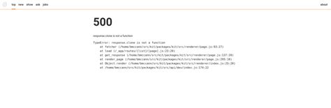 Error Handling Is Broken · Issue 280 · Sveltejskit · Github