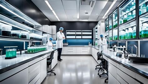 Biotechnology Lab Goals Premium Ai Generated Image