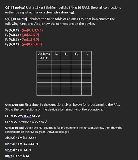 Solved Q1 5 Points Design A Synchronous 2 Bit Updown
