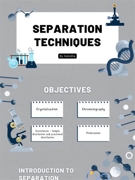 Separation Techniques In Science Igcse Edecxel Chemistry By Hamdha