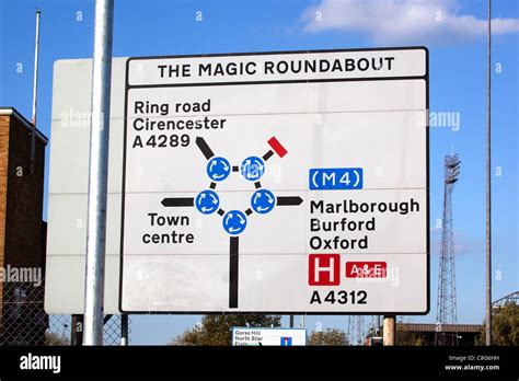 The Magic Roundabout Swindon Stock Photo Alamy
