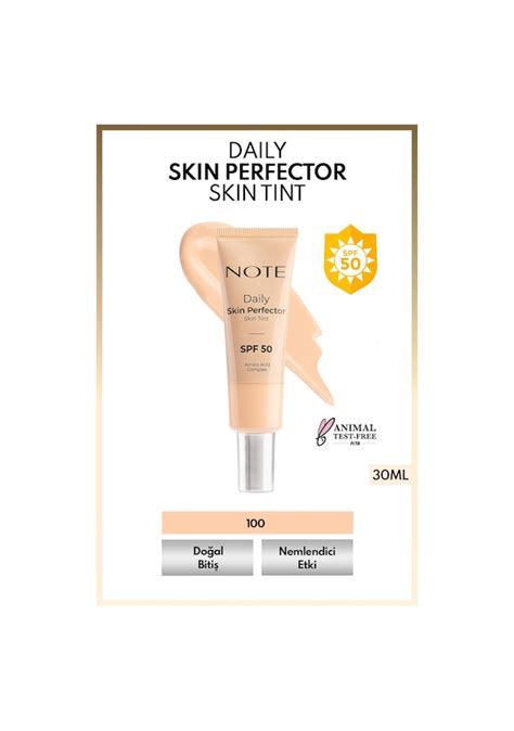 Note Cosmetics Daily Skin Perfector Skin Tint Spf 50 Ton Eşitleyici