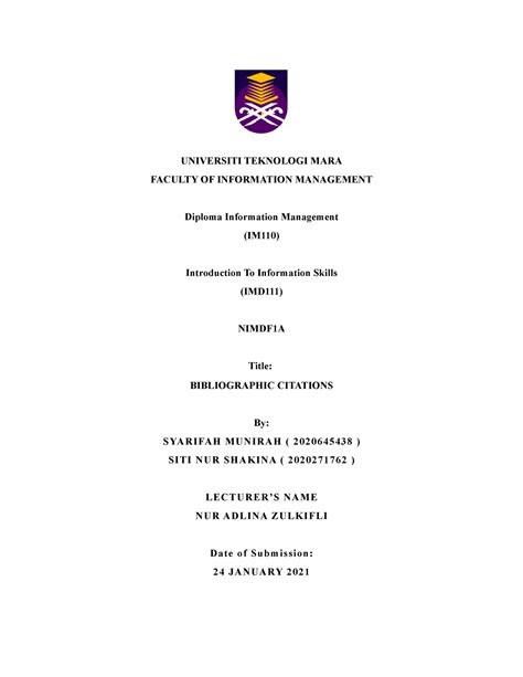 group assignment iii universiti teknologi mara faculty of information