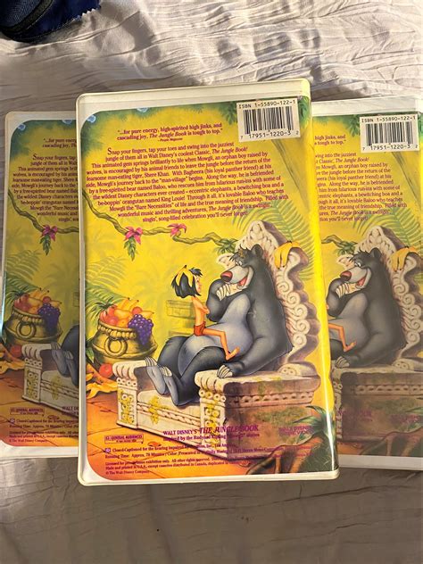 Disneys The Jungle Book Vhsblack Diamond Edition Etsy