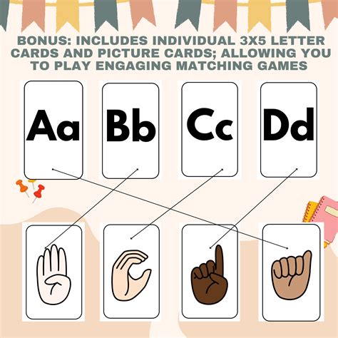 Asl Alphabet Flashcards I American Sign Language I Digital Download I Printable Flashcards Etsy