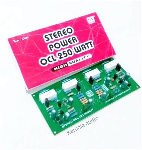 Kit Stereo Power Amplifier OCL W Lazada Indonesia