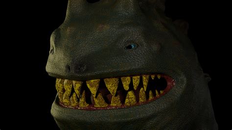 Realistic Monster Game Ready Animated 3d Model By 2awesomework