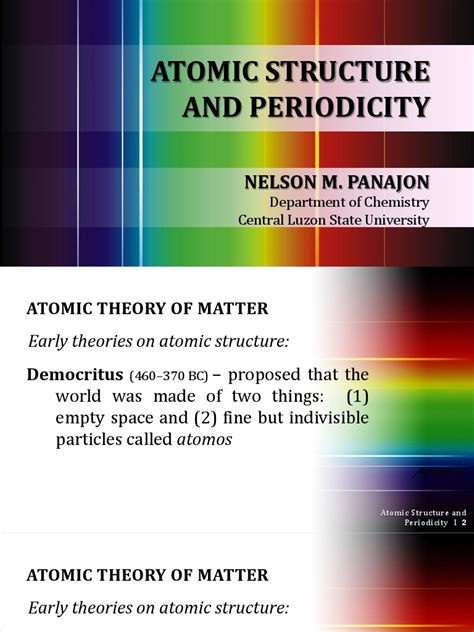 02 Atomic Structure And Periodicity Pdf Atomic Orbital Periodic Table