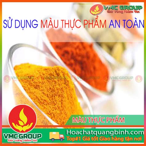 Cung CẤp MÀu ThỰc PhẨm An ToÀn Vmc Hcqb HÓa ChẤt QuẢng BÌnh™ Top 1