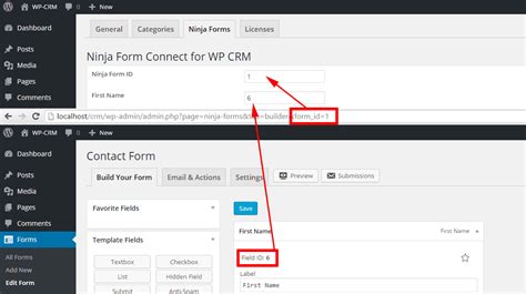 Setting Up Ninja Forms Connect Ninja Forms Version 29x And Below