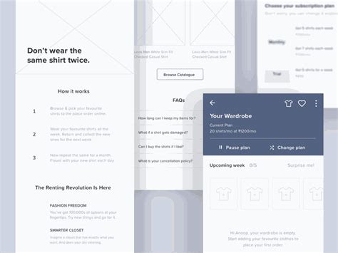 Wireframe Examples That Will Stir Your Creative Juices Webmasters Gallery