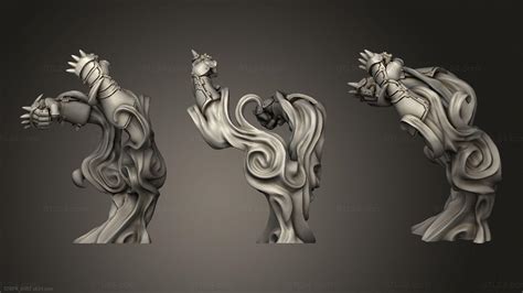 Figurines Simple Spirit Gauntlets Stkpr 6087 3d Stl Model For Cnc