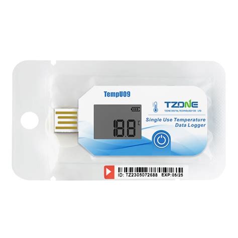 TempU Disposable Temperature Logger USB Measurequip