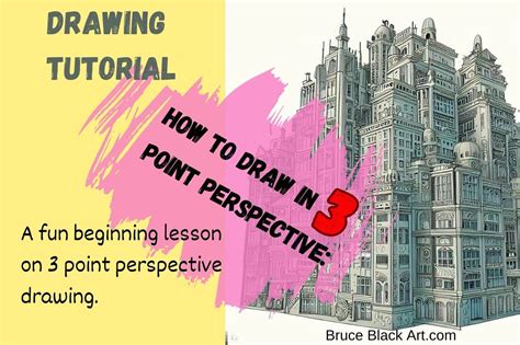 3 Point Perspective Drawing Tutorial